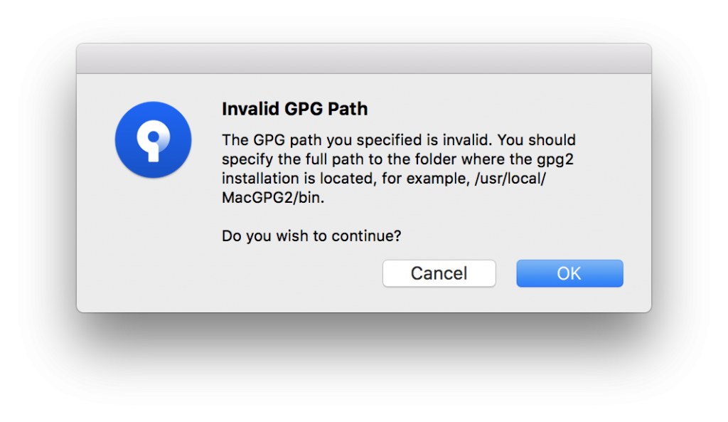 Setup Git + SourceTree with HomeBrew GPG on MacOS - Invalid GPG Path - Kevin Goedecke